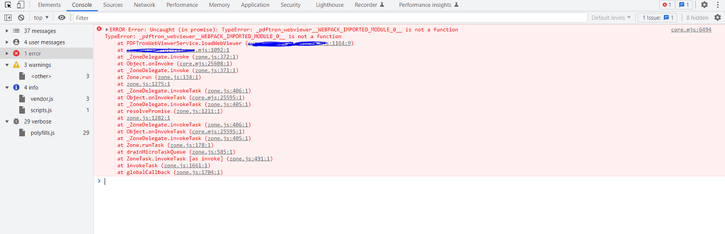 Pdftron Lib Is Not Working On Angular 13 Webviewer Apryse Community