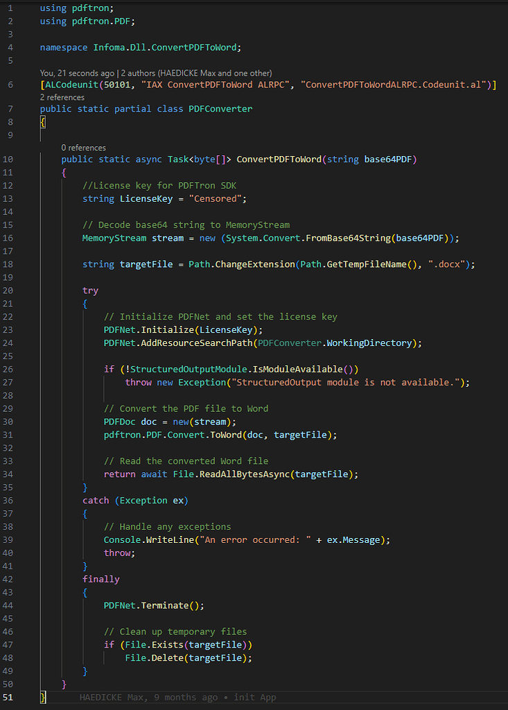 Using Structured Output Module On Windows Azure Function Apryse Sdk Apryse Community