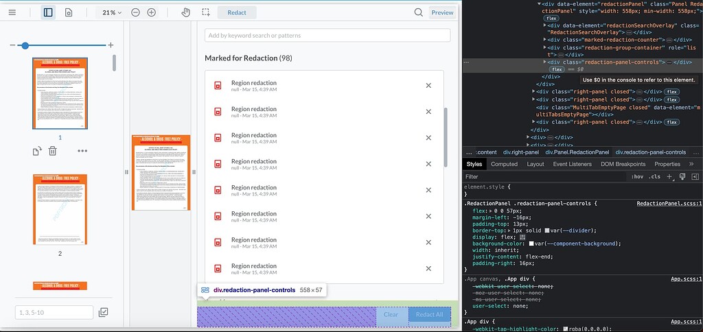Remove DOM elements with class - WebViewer - Apryse Community Remove DOM elements with class - WebViewer - Apryse Community