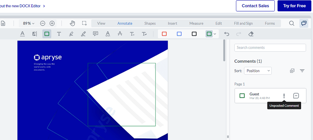 Detecting unsaved changes in annotations/comments? - WebViewer - Apryse ... Detecting unsaved changes in annotations/comments? - WebViewer - Apryse ...